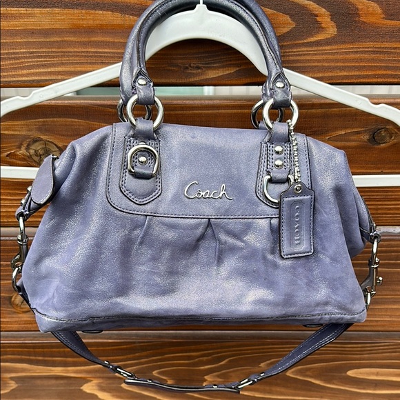 Coach | Bags | Vintage Coach Purple Sparkle Shoulder Bag | Poshmark